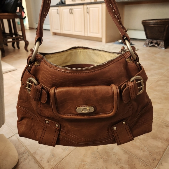 Gianfranco Ferre | Bags | Gianfranco Ferre Saddle Brown Handbag | Poshmark